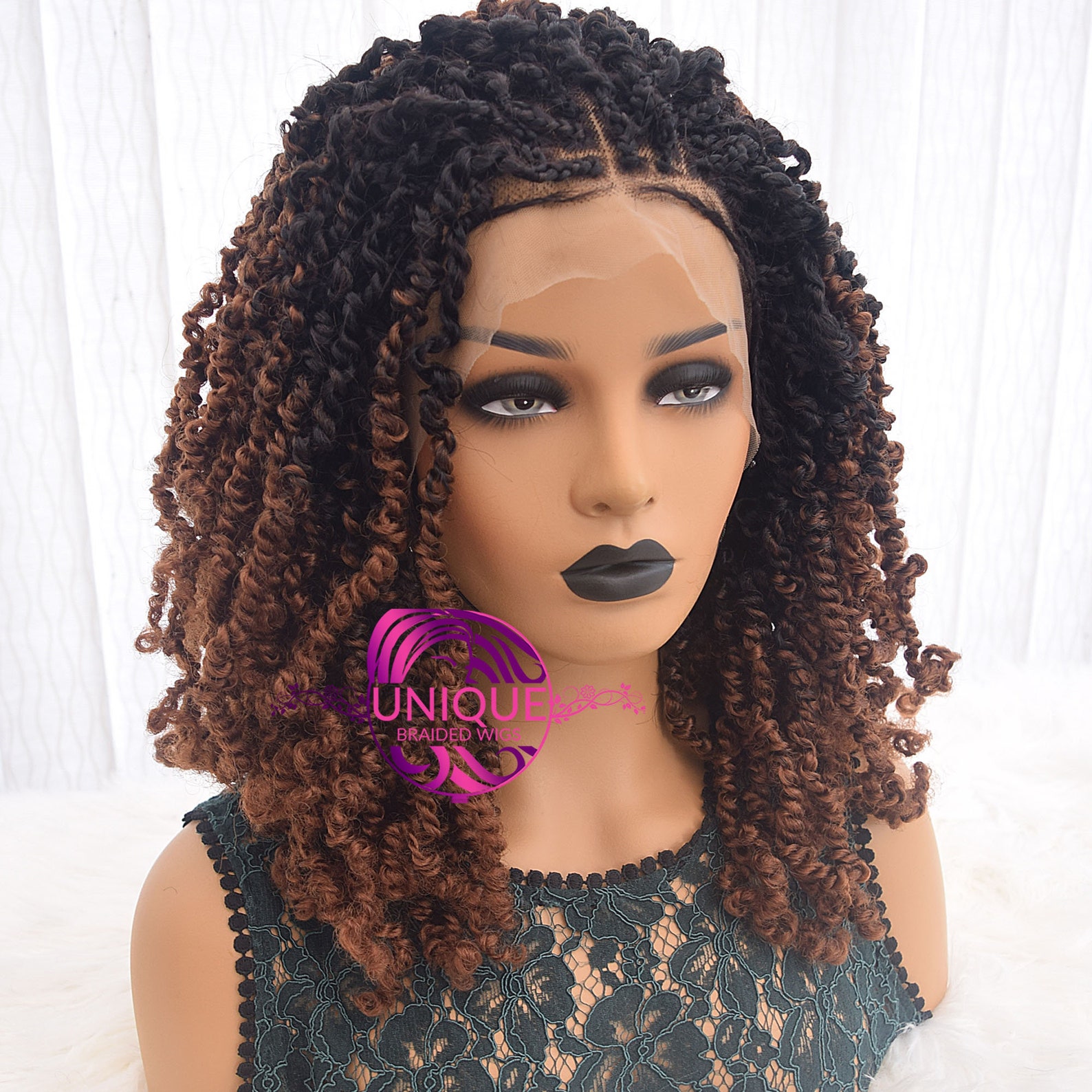 Braided Wigs Spring Twists wig Braid Wig Braid Wig for | Etsy