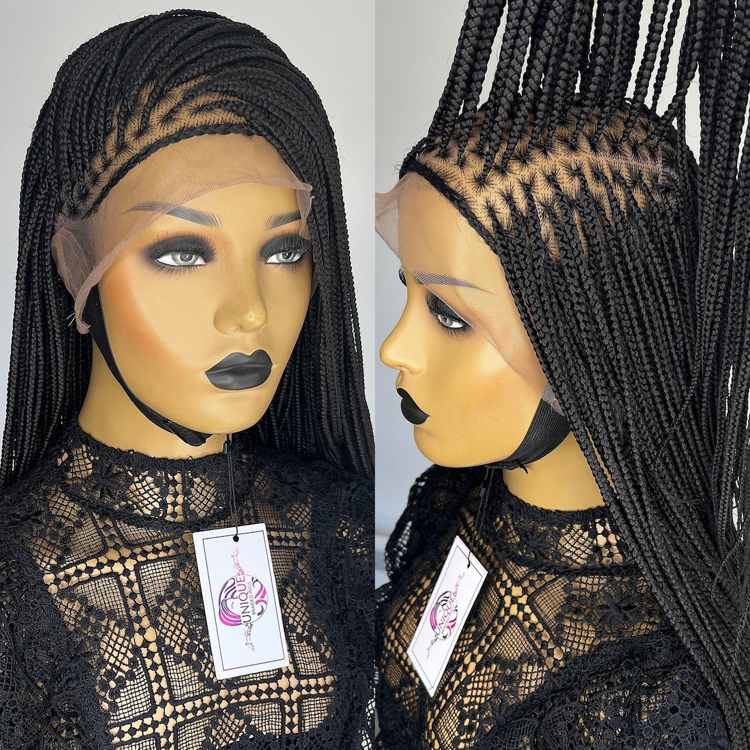 Braided Wigs, Micro Braid Wig, Wigs for Black Women, Wigs, Braided Wigs ...