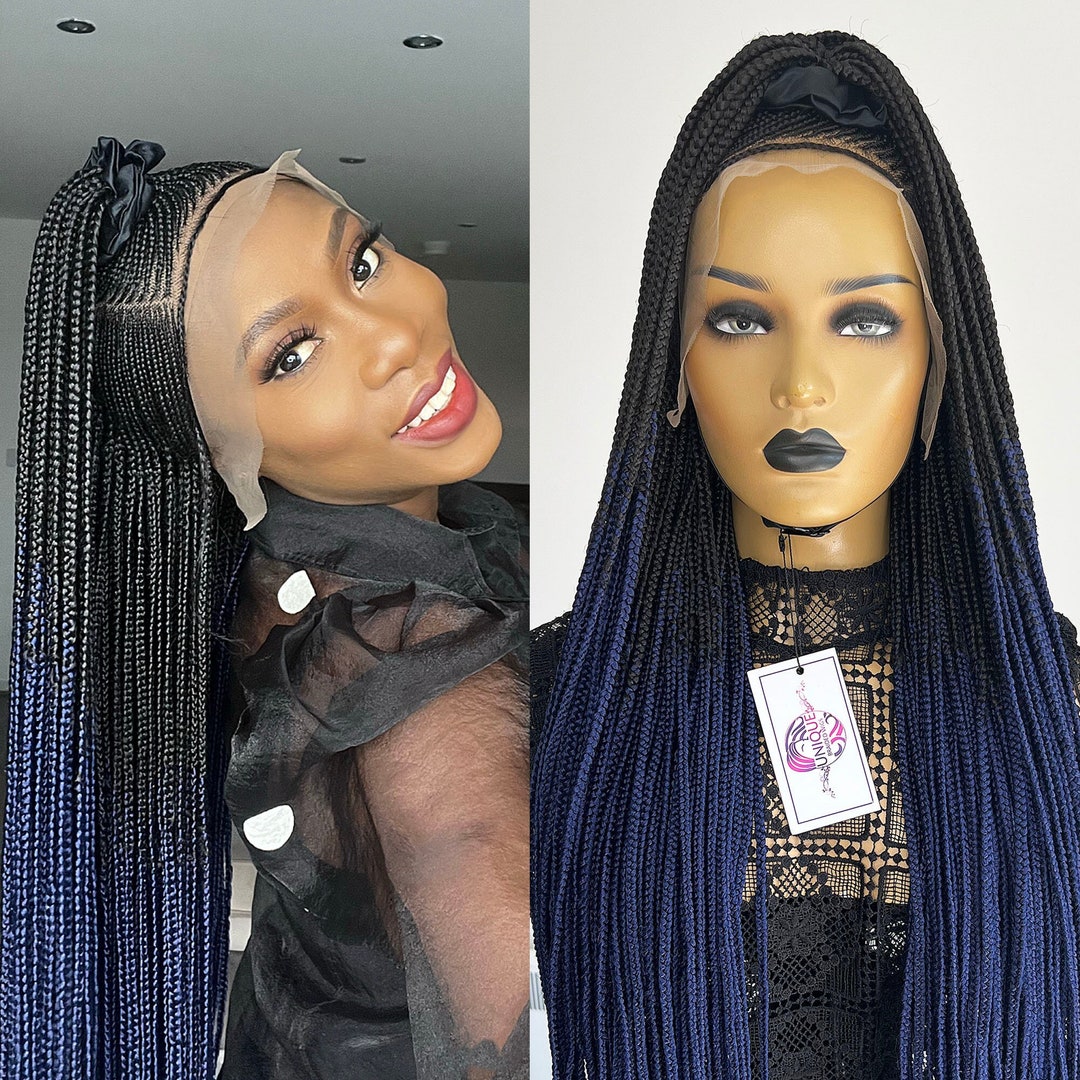 Braided Wigs, Cornrow Braids With Box Braids, Braids Hairstyles, Tribal ...