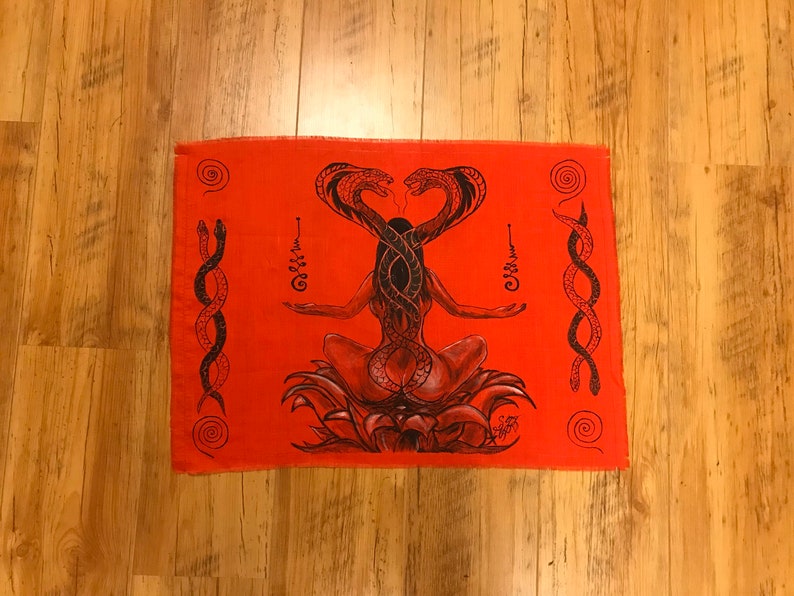 Red Altar Cloth Kundalini Altar Cloth Sex Magic Altar Cloth - Etsy