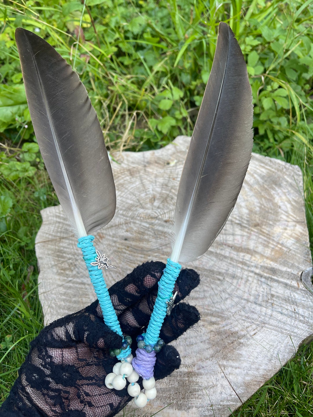 Wild Goose Feather Wand Feather for Smudging Home Cleansing Native ...