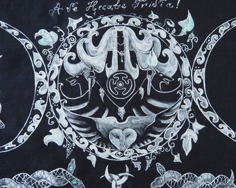 Hecate Sigils Hecate Wheel Pagan Altar - Etsy