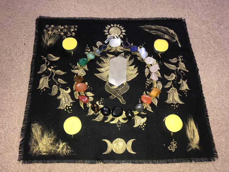 Gaia Medium Size Altar Cloth Tarot Cloth Gaia Rituals Mother - Etsy UK