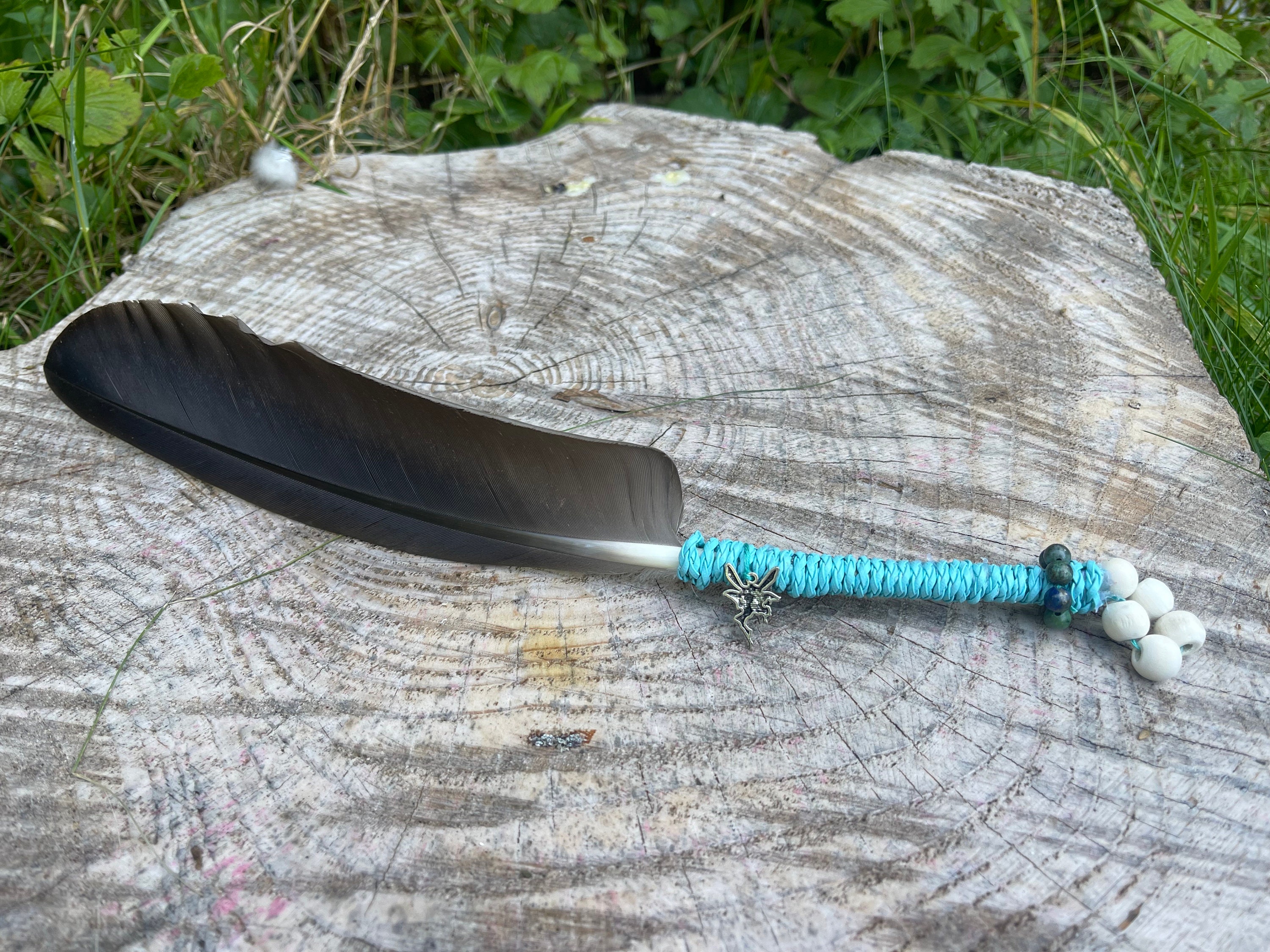 Wild Goose Feather Wand Feather for Smudging Home Cleansing Native ...