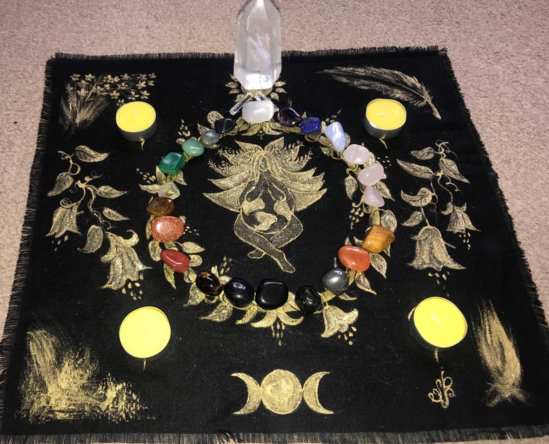 Gaia Medium Size Altar Cloth Tarot Cloth Gaia Rituals Mother - Etsy UK