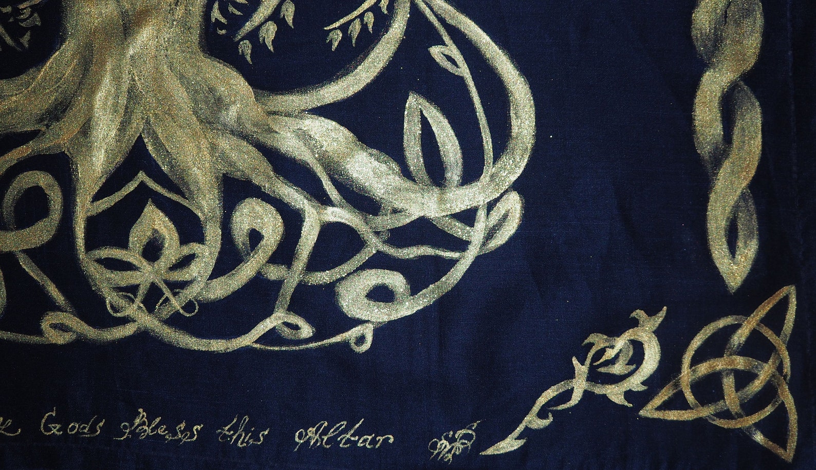 Handpainted Altar Cloth Celtic Treasure Celtic Altar Cloth - Etsy