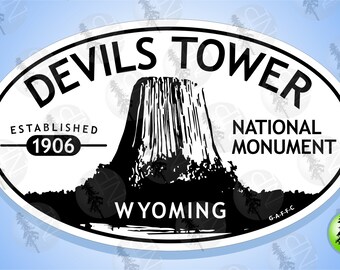 Devils Tower Decal | Etsy