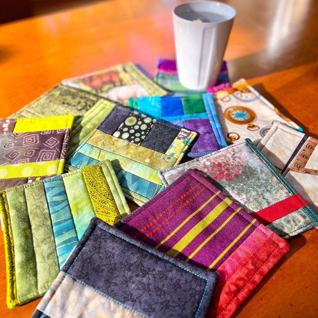 Set 1. Mixed Collection of Art Collage Coasters to Choose - Etsy