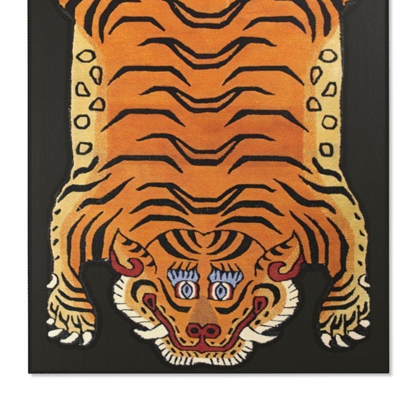 Tiger Rug - Etsy
