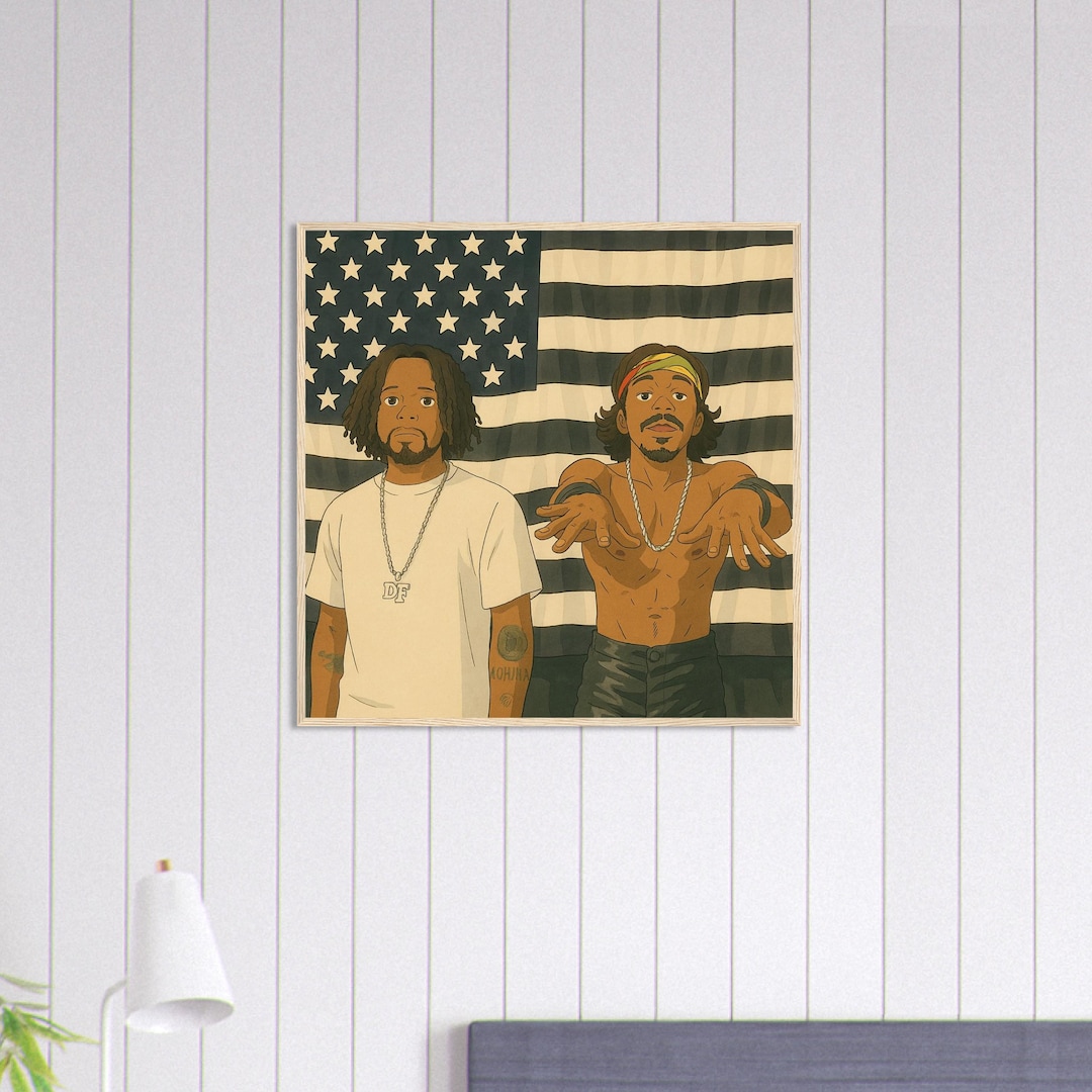 Hip Hop Rap Legends Poster – Iconic Album Covers Reimagined in ...