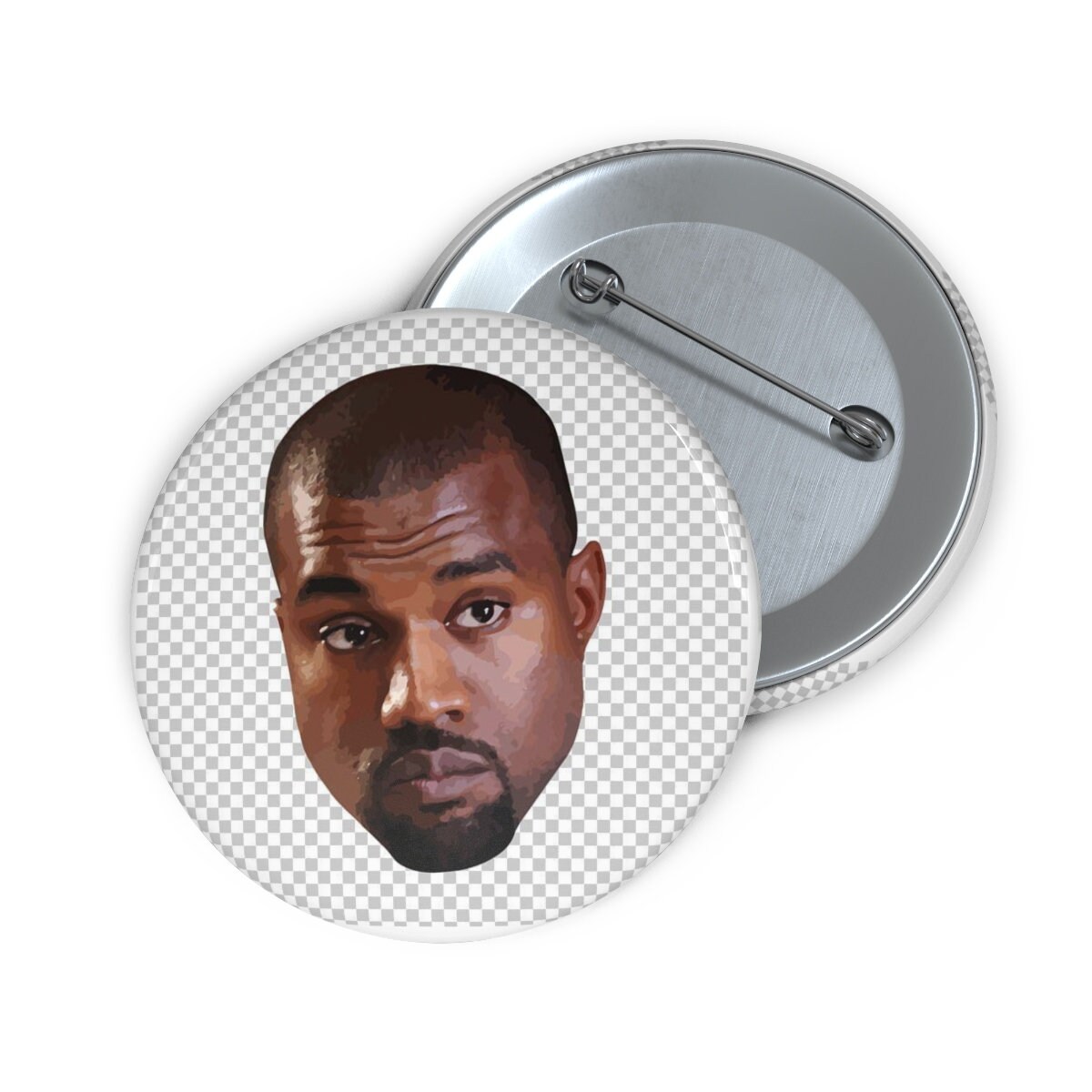 Kanye West Meme Face Pin Buttons Made in USA - Etsy