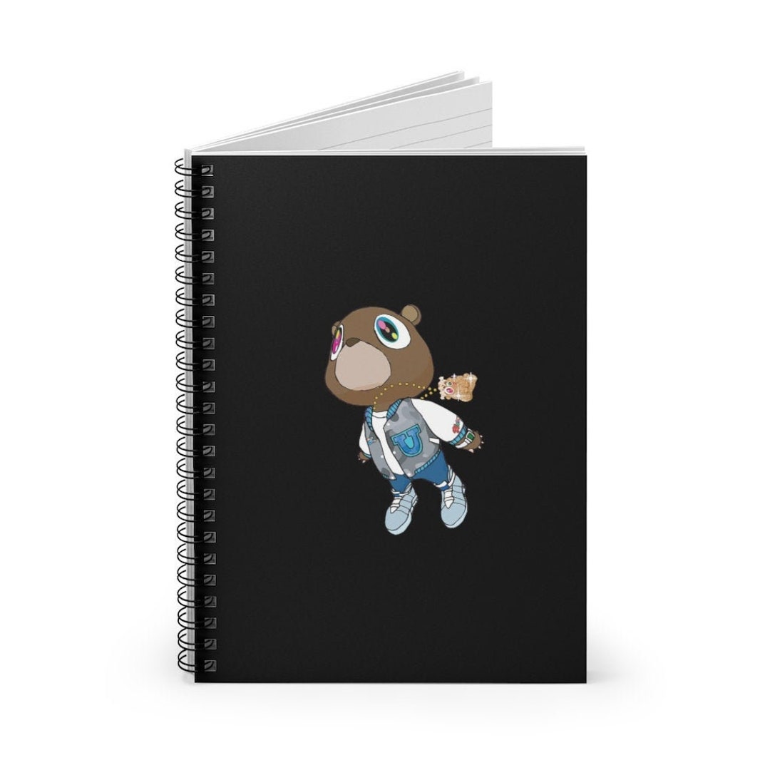 Graduation Bear Kanye West Tweet Spiral Notebook - Ruled Line - Etsy