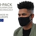 Unisex Ninja Plain Face Mask Black 3-pack Contains a - Etsy