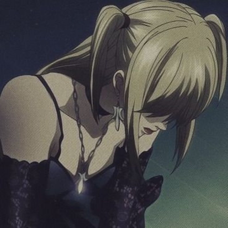 Misa amane necklace Misa amane earrings Anime cosplay costume | Etsy