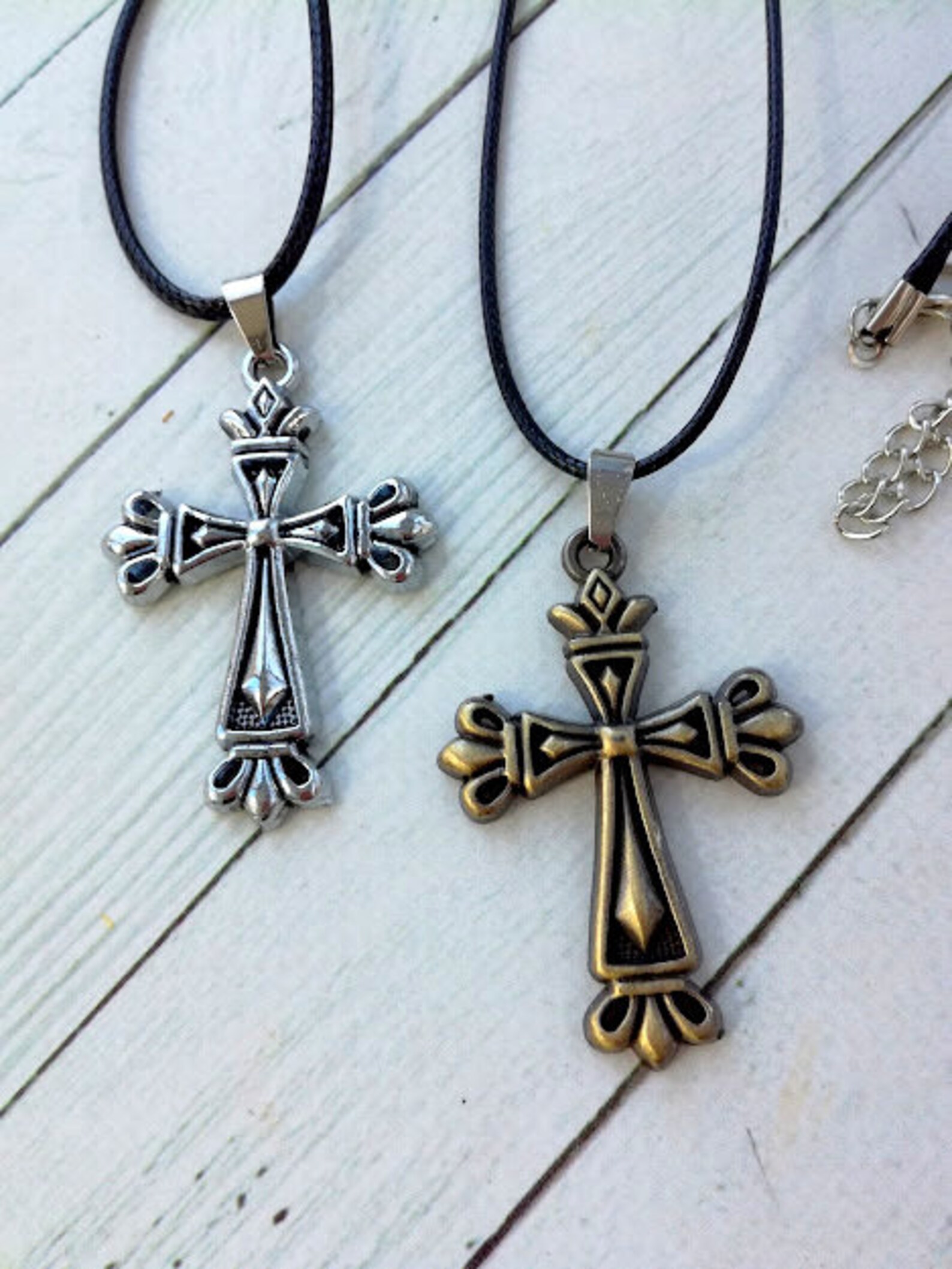 Bronze cross necklace Misa Amane necklace Death note Anime | Etsy