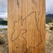 Islay Map Silhouette Whisky Barrel Plaque / Ornament. Solid Oak ...