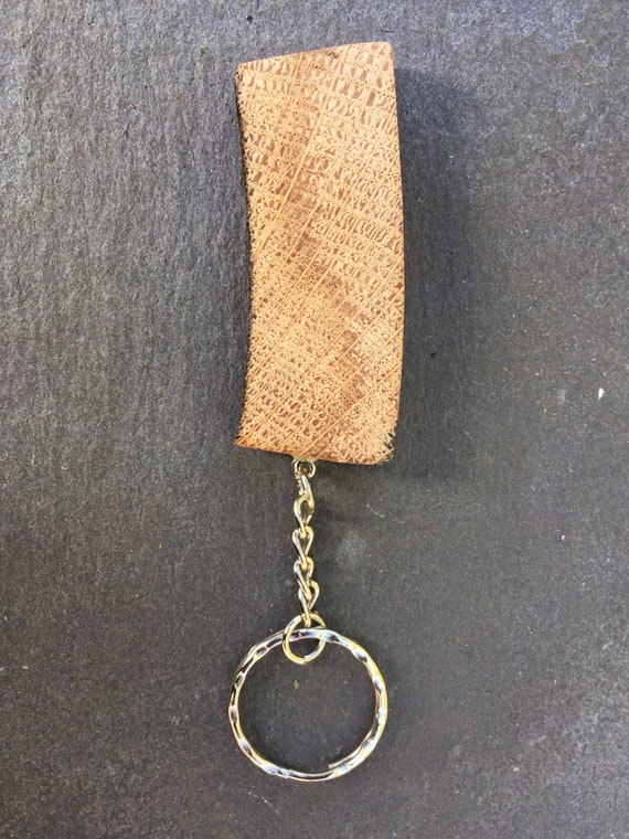 Whisky Barrel keyring. Made from Scotch Whisky Barrel Stave. | Etsy