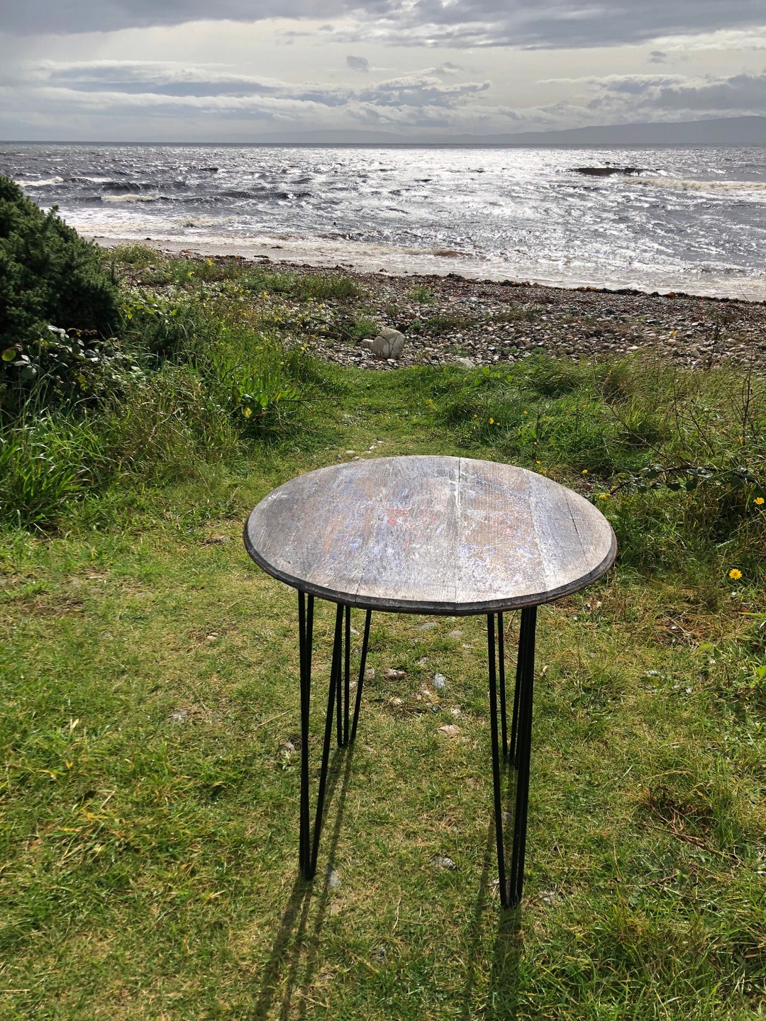 Vintage Whisky Garden / Bar Table. Bunnahabhain Barrel Table Top. - Etsy