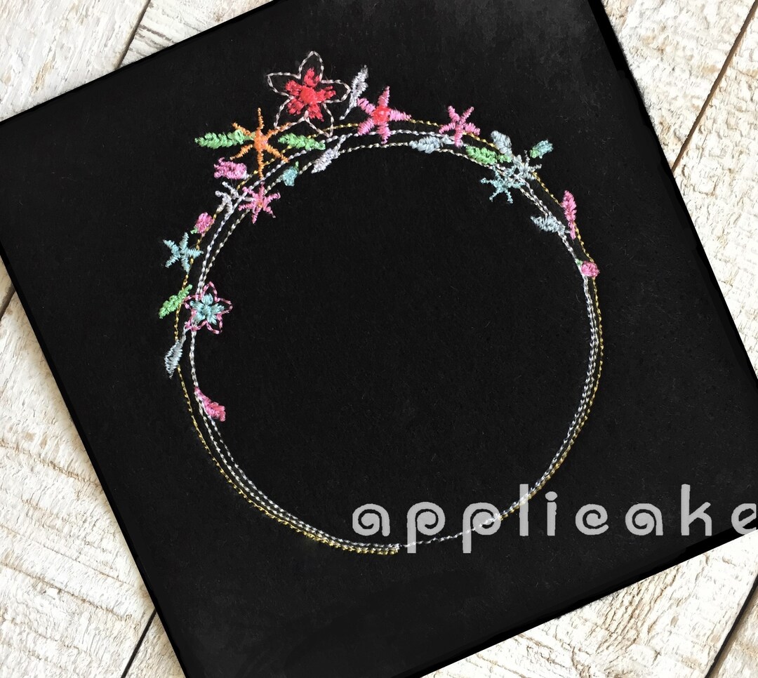 Flower Crown Frame (cute Flower Crown With Gap for Bags,towels, and ...