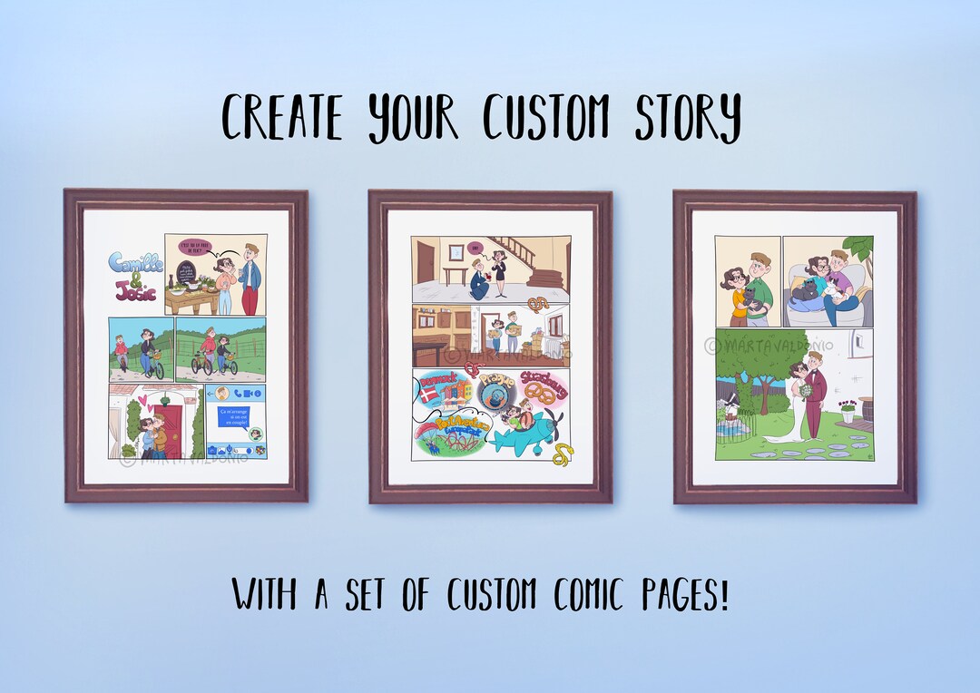 Custom Comic Book, Custom Gift,wedding Gift,anniversary Gift,birthday ...