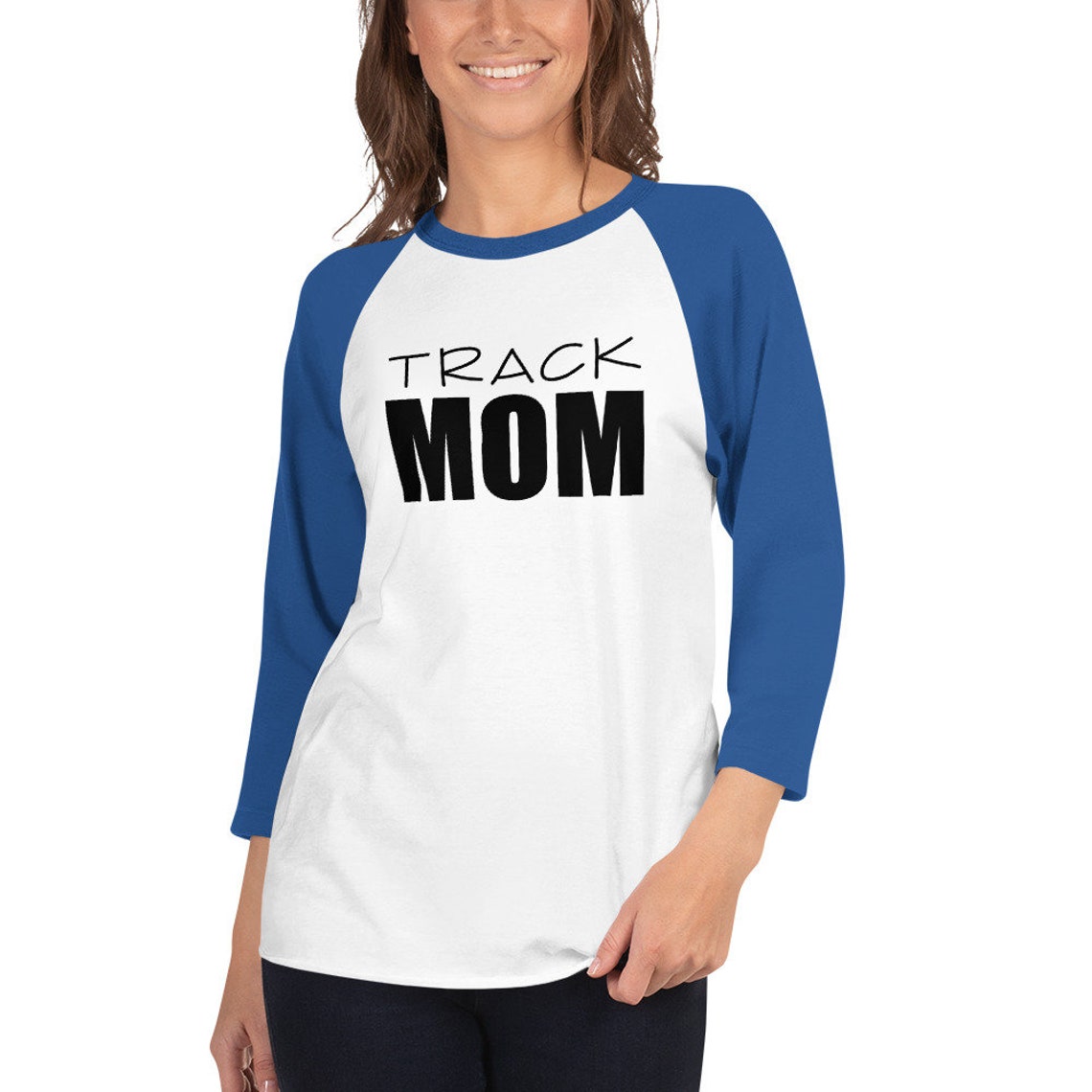 Track Mom Raglan Shirt, Sports Mom Wear, High School Spirit Wear, Track ...