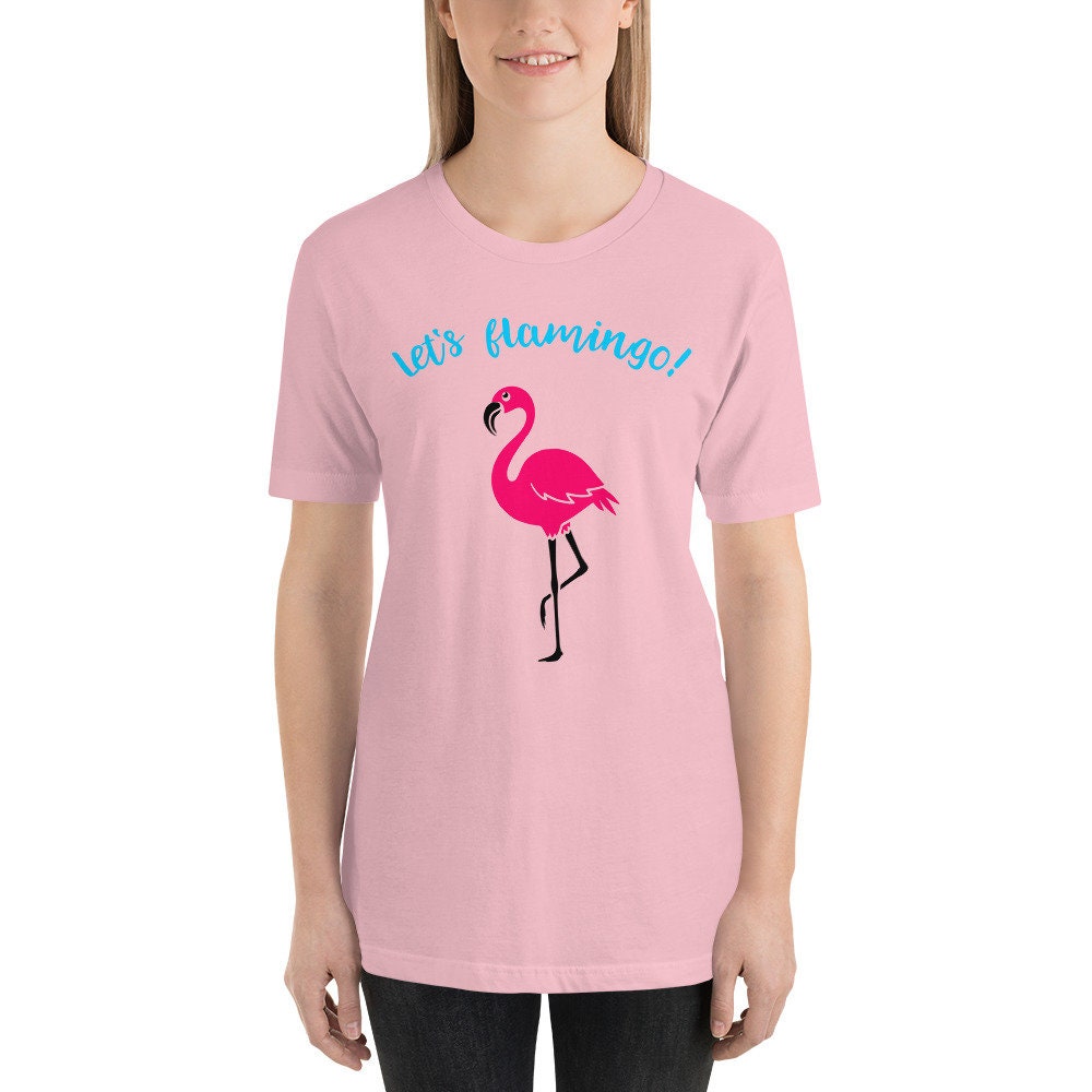 Camisa Let's Flamingo camisa Flamingo regalo Flamingo - Etsy España