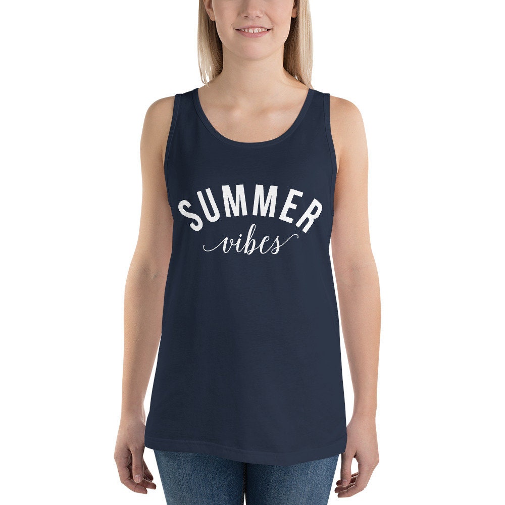 Summer Vibes Tank Suntans and Workouts on the Beach Day - Etsy