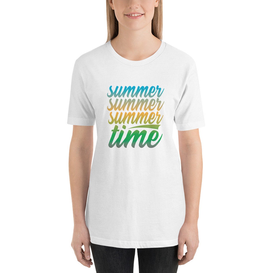 Summer Summer Summer Time Shirt Vacation Tee Hello Summer - Etsy
