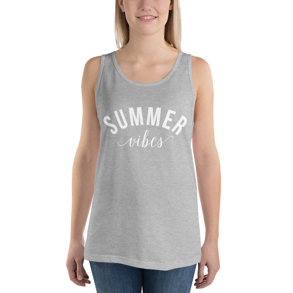 Summer Vibes Tank Suntans and Workouts on the Beach Day - Etsy