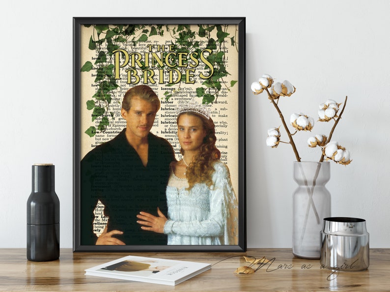 The Princess Bride Art Princess Buttercup and Westley - Etsy