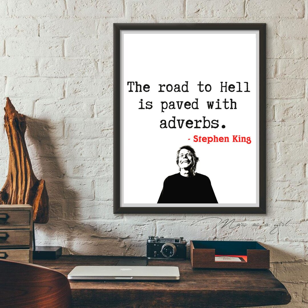 Stephen King Quote Humor Art Print - Etsy
