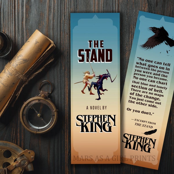 Stephen King Bookmark - Etsy