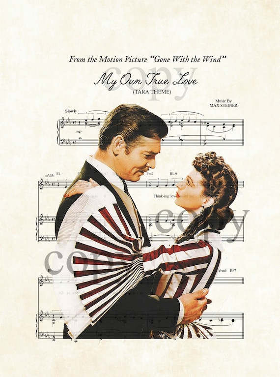 Scarlett And Rhett Silhouette