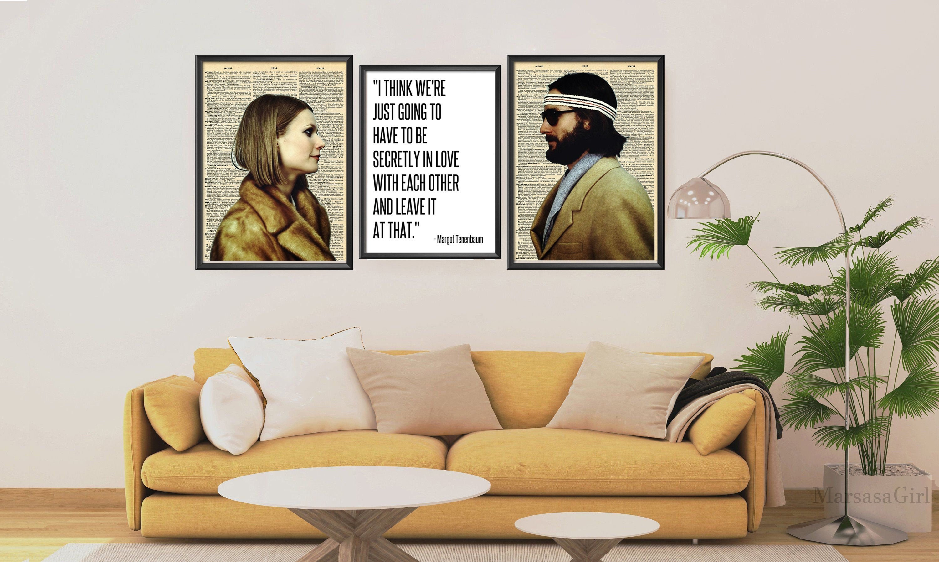 The Royal Tenenbaums Margot and Richie Tenenbaum Quote Art - Etsy