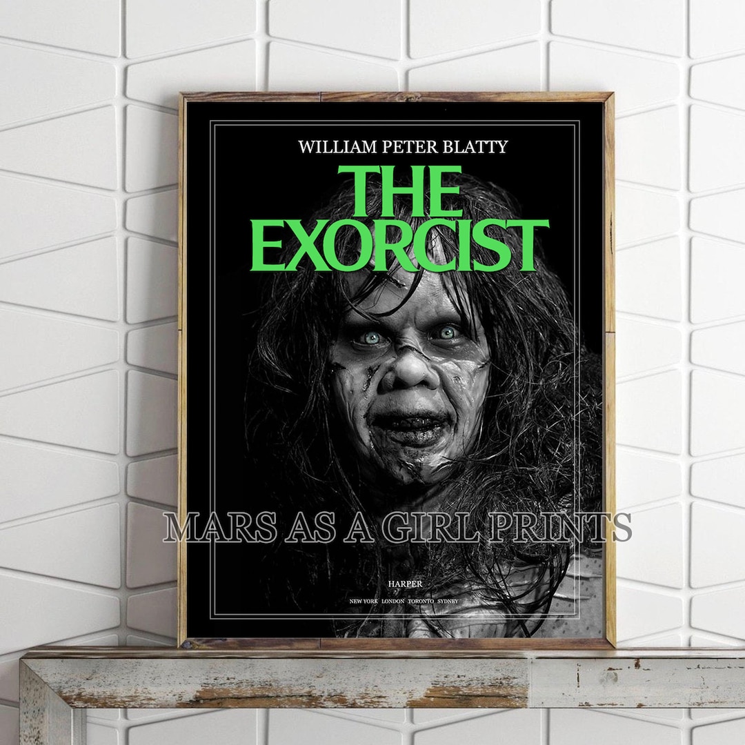The Exorcist William Peter Blatty Book Cover Art Print - Etsy