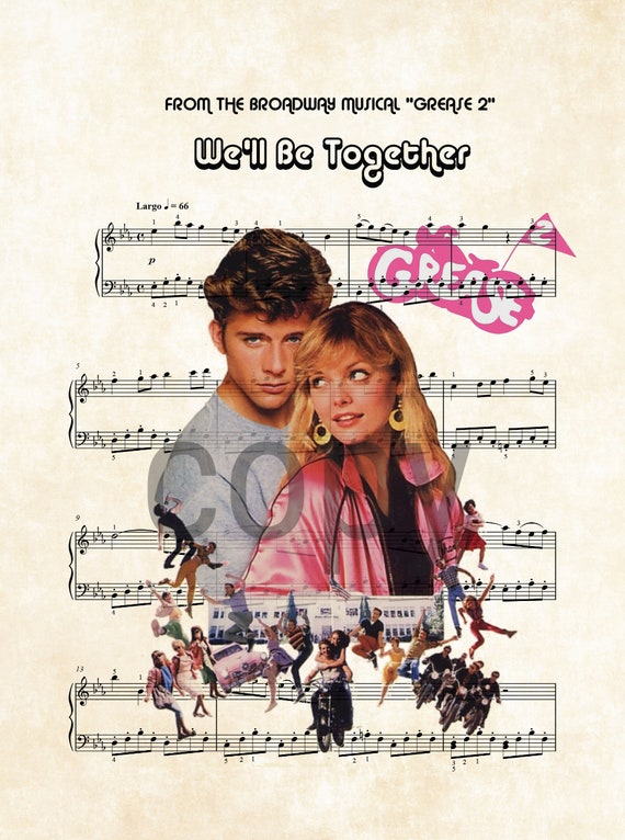 Grease 2 Movie Poster Grease 2 VHS Movie Notebook