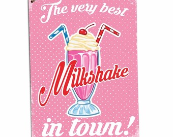 Milkshake signs | Etsy