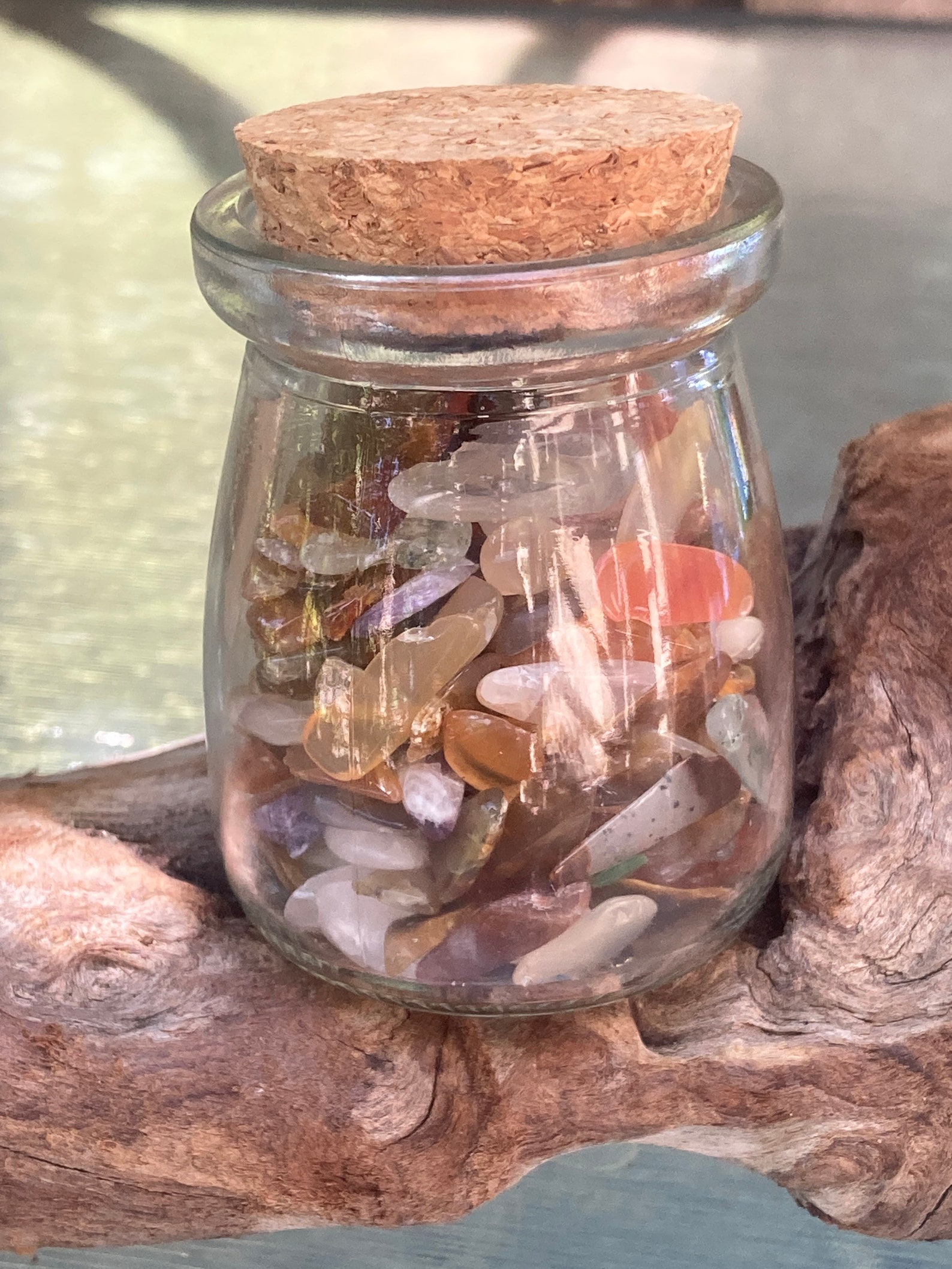 Polished Rocks in Decorative Jars 3.1”x2.1” - Etsy