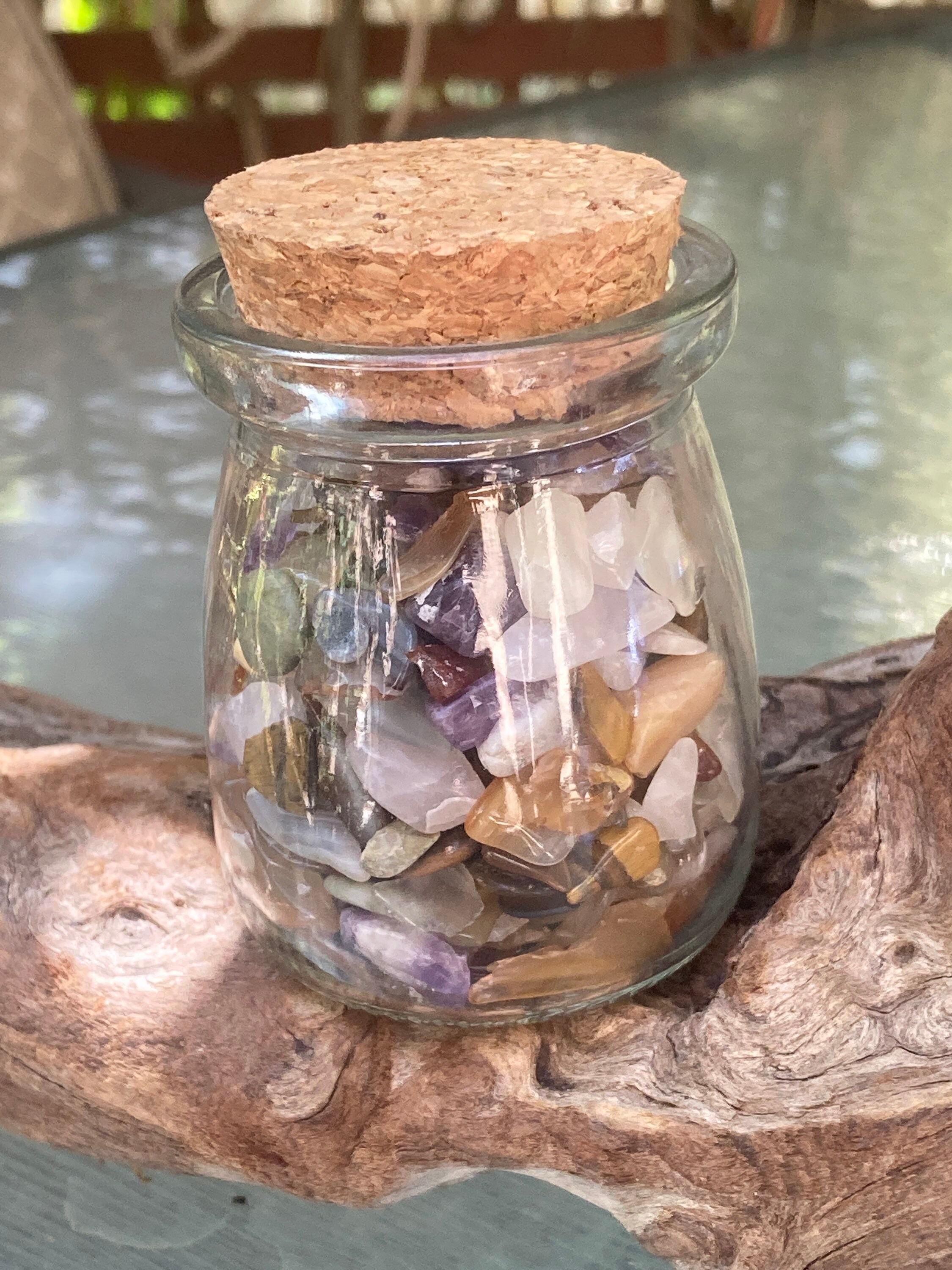 Polished Rocks in Decorative Jars 3.1”x2.1” - Etsy