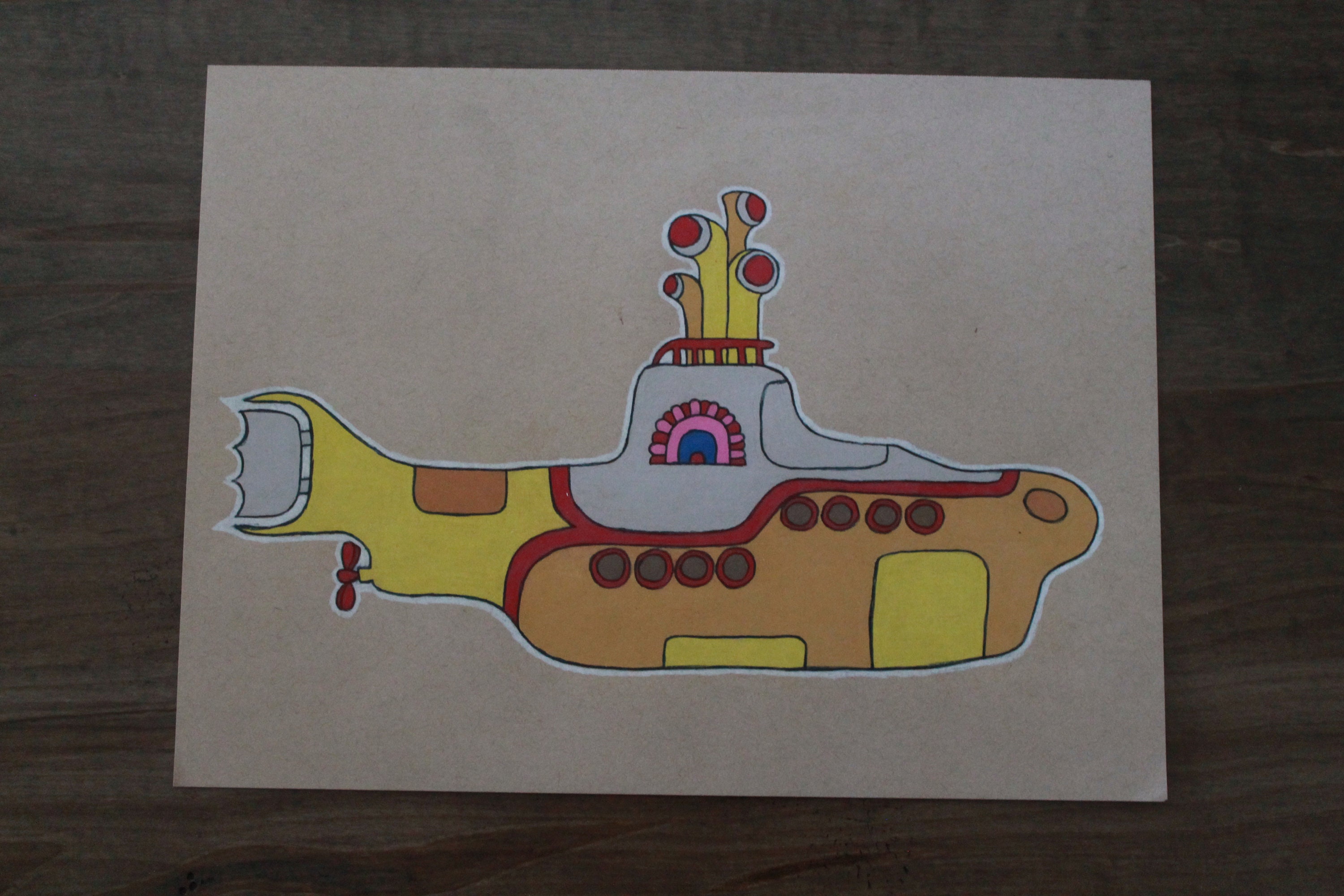 How To Draw The Yellow Submarine - Sockthanks29