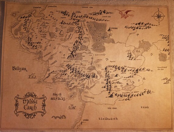 Custom Fantasy or Science Fiction World Map Please read | Etsy