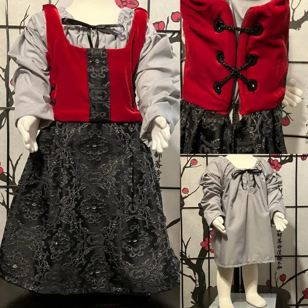 SALE! the Littlest Vampire Toddler Renfaire Gown - Etsy