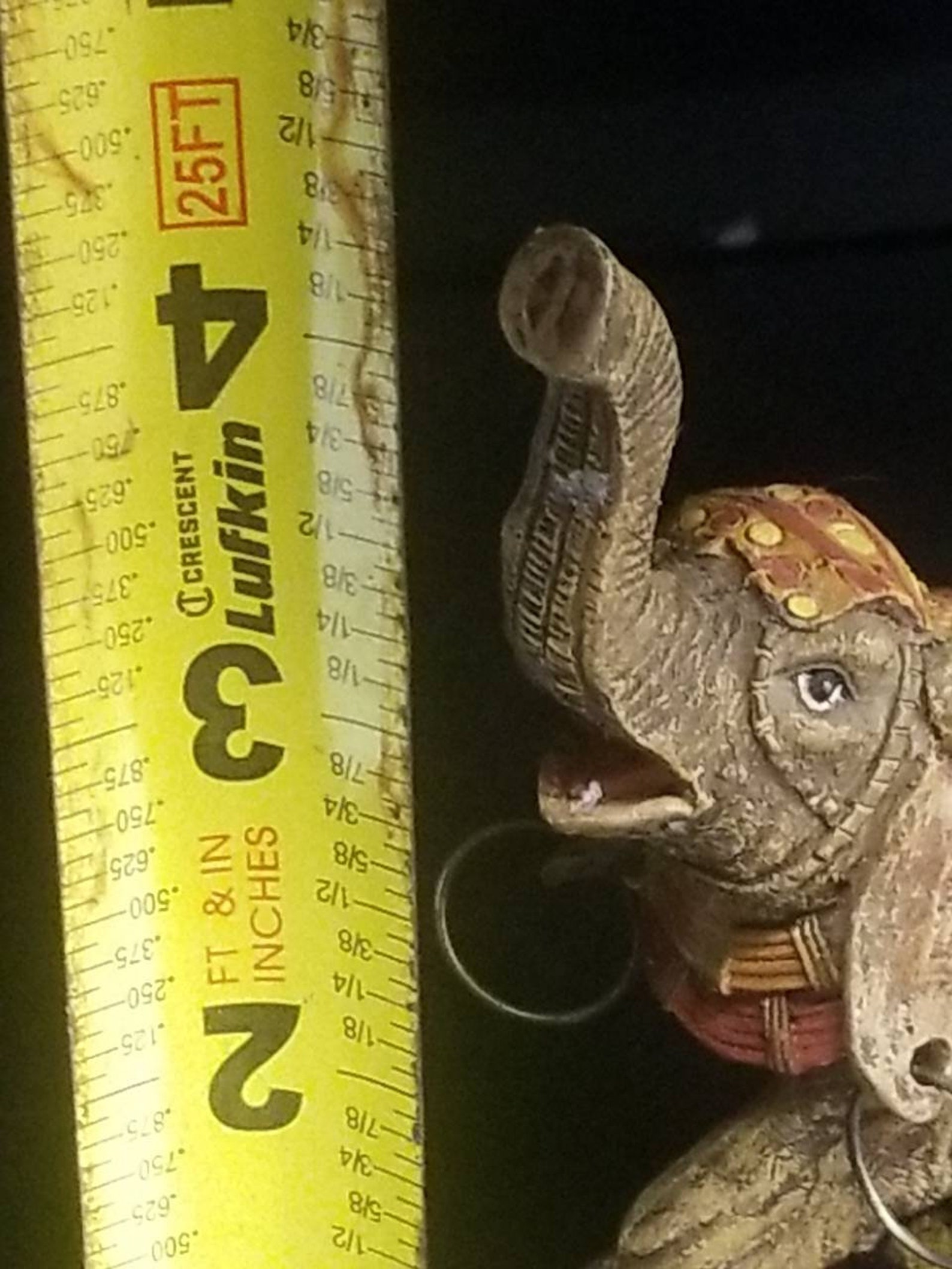 Vintage Turtle King Corp 4 1/4 Inch Miniature Elephant Figurine ...