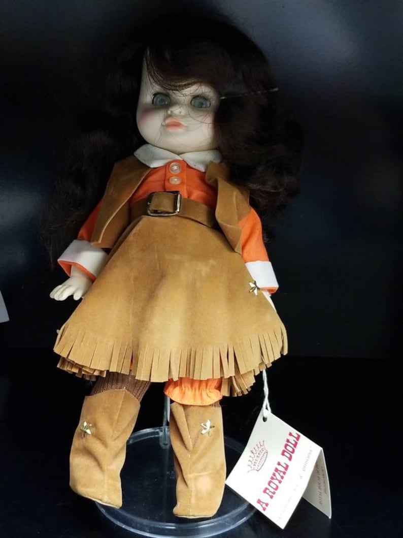 Vintage 1982 A Royal Doll With Western Wear Designed by Miss Elsa of ...
