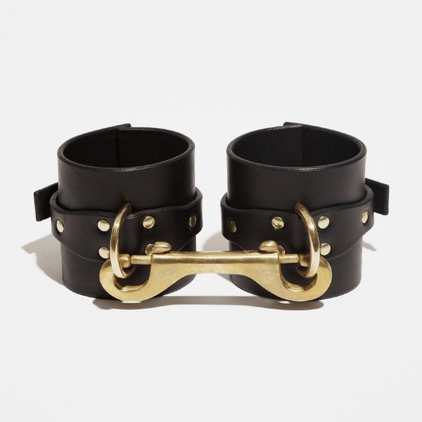 Leather Wrist Cuff - Etsy