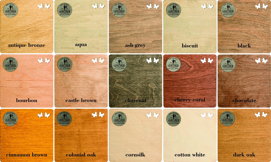 Color Samples / Chosen Color Samples / 1-5 Colors Swatches / - Etsy