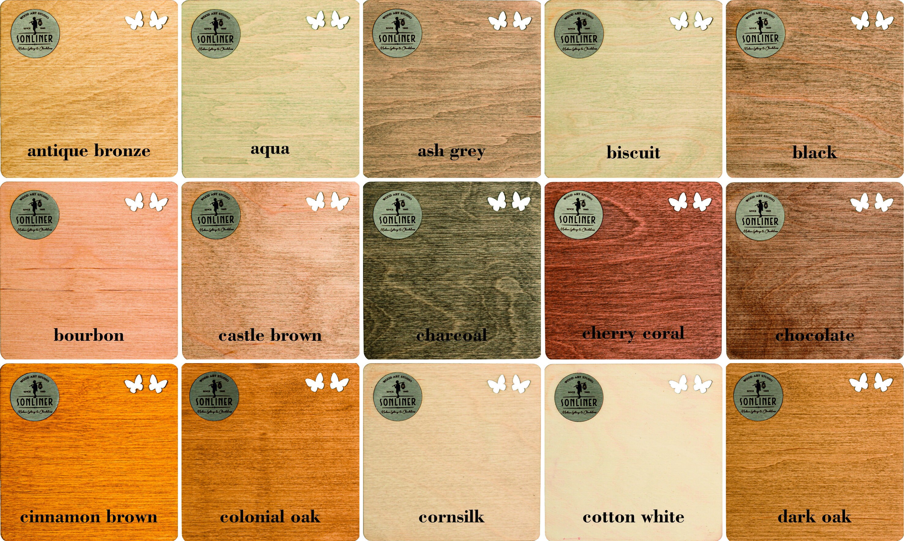 Color Samples / Chosen Color Samples / 1-5 Colors Swatches / - Etsy