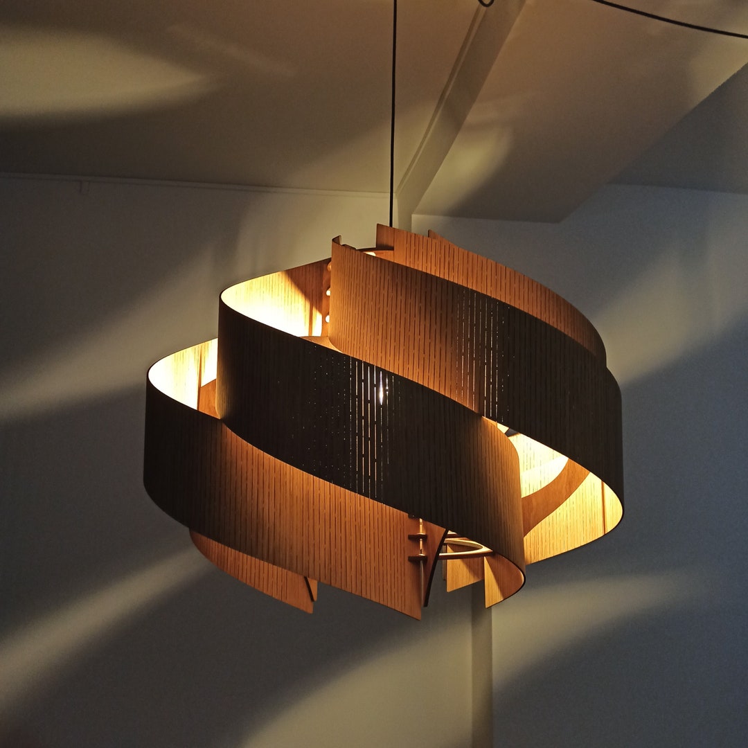 Chandelier Lighting / Pendant Lamp Secret 750 Oak Wood / Ceiling Lamp ...