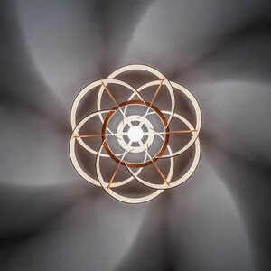 Natural Walnut Pendant Light - Scandinavian Entryway Lamp - Modern ...