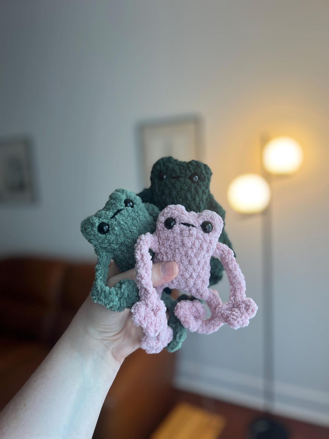 Derpy Frog Plush | Amigurumi | Handmade | Stuffed Animal | Handmade ...